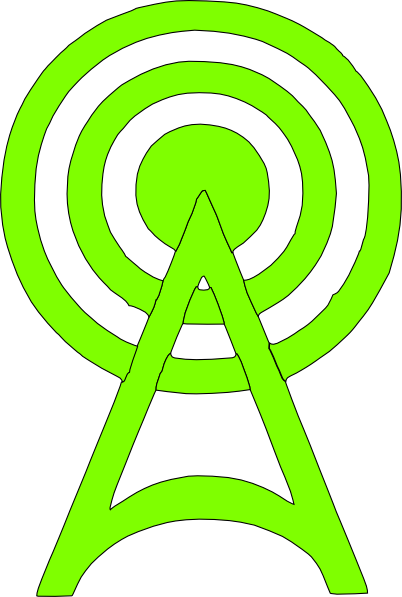 Download How To Set Use Green Radio Tower Icon Clipart - Full Size PNG ...