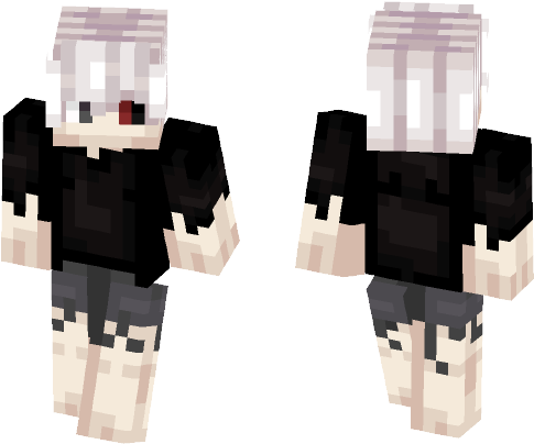 Download Kaneki Ken {tokyo Ghoul} - Skin Minecraft Tokyo Ghoul Kaneki ...