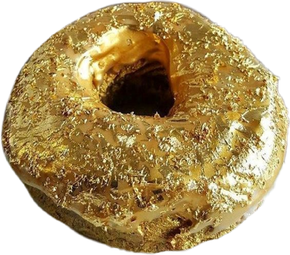 Download 14 Carat Gold Donut - Full Size PNG Image - PNGkit
