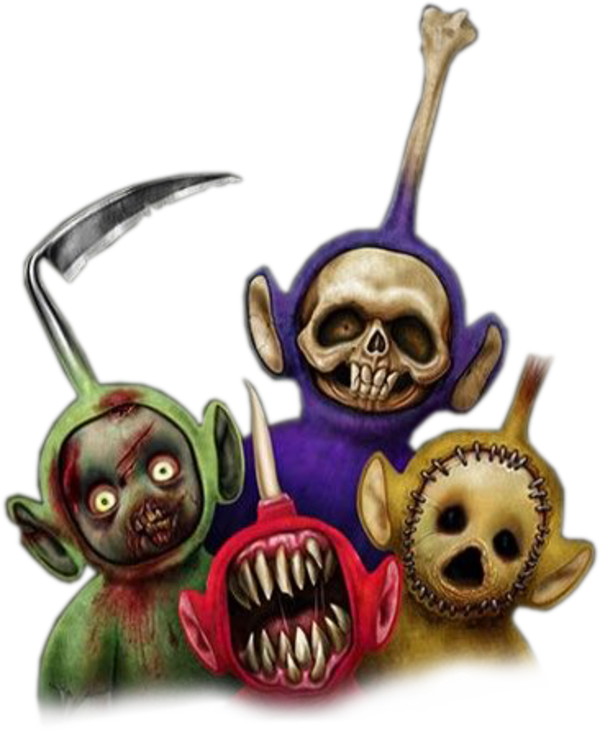 Download Grimdark - Scary Teletubbies - Full Size PNG Image - PNGkit
