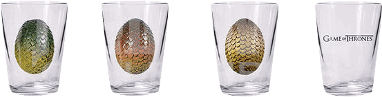 Download Game Of Thrones Dragon Egg Shot Glass Set - Dragon Eggs - Shot ...