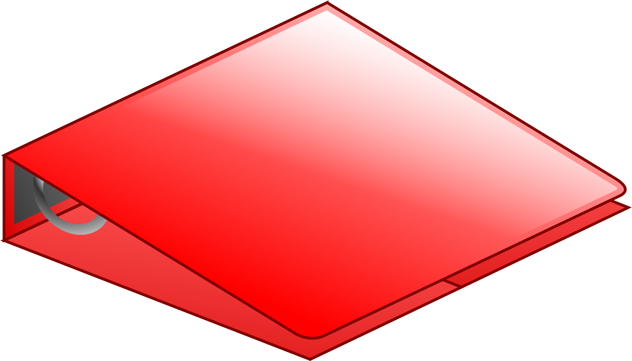 Download This Free Icons Png Design Of Red 3-ring Binder - Full Size ...