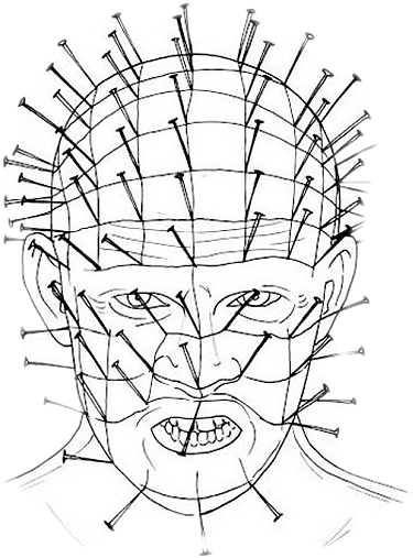 Download Pinhead Drawing Banner Transparent - Pinhead Coloring Pages ...