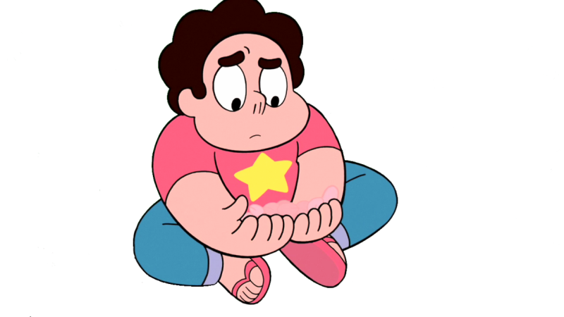 Download Steven Universe Looking His Hands - Steven Universe Steven Png ...