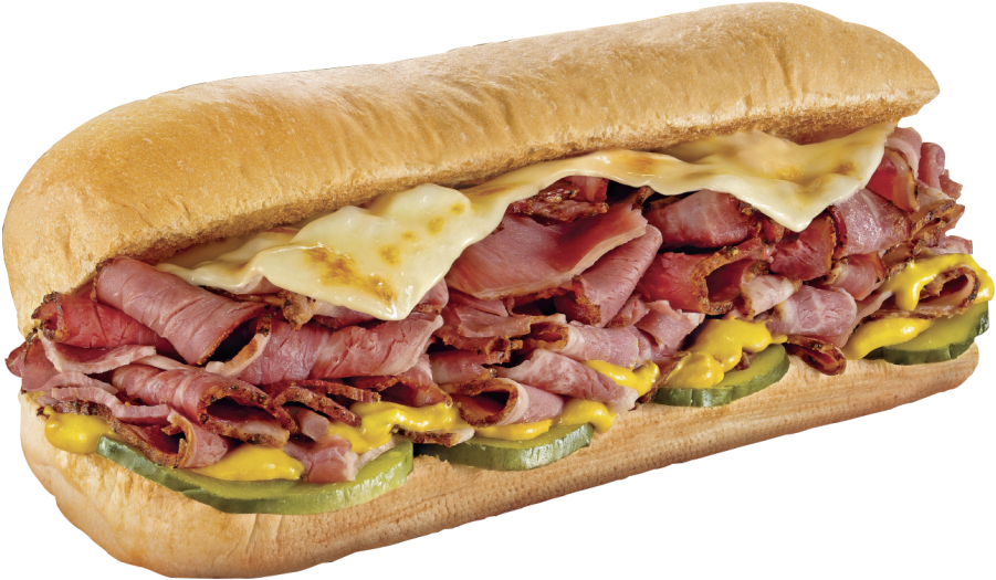 Download Beef Pastrami - Beef Pastrami Subway - Full Size PNG Image ...