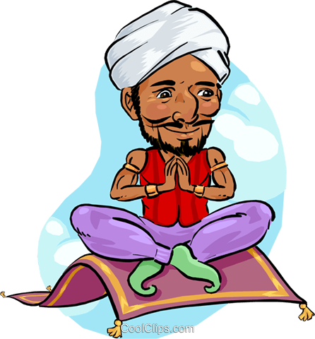 Download Genie On Magic Carpet - Full Size PNG Image - PNGkit