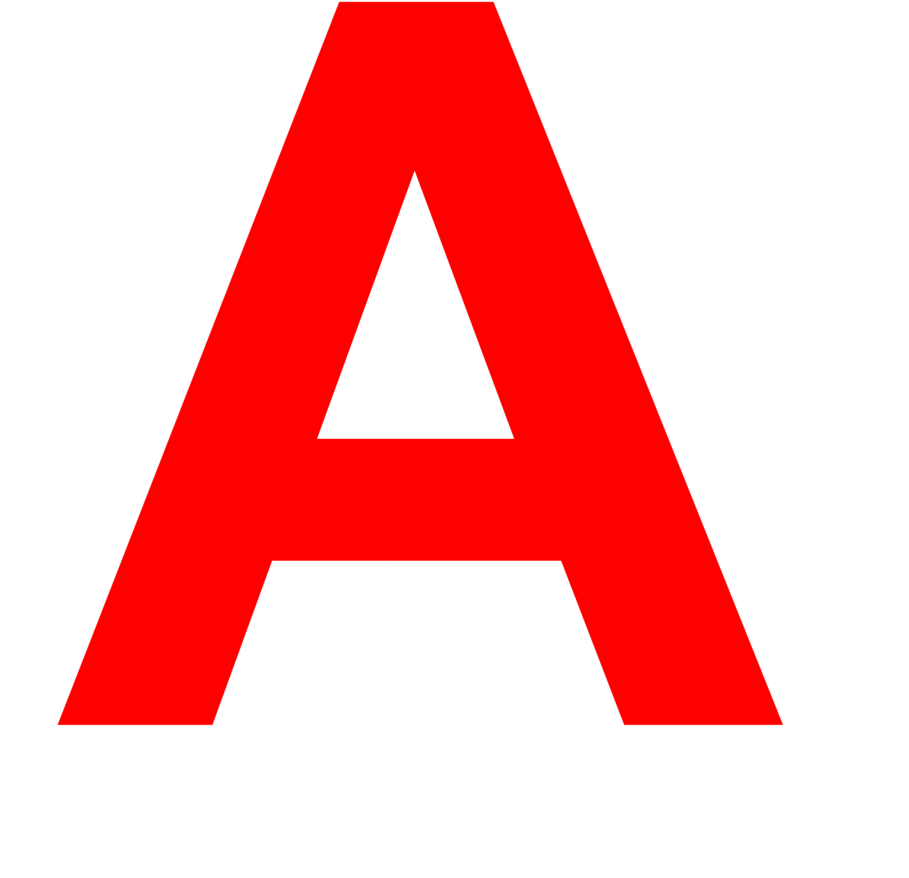 Download Acosta Red A - Letter A In Het Rood - Full Size PNG Image - PNGkit