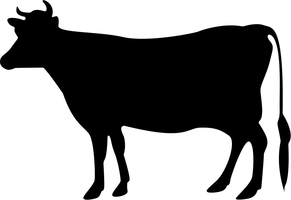 Download Beef Svg Png Icon Free Download - Cow Black Clip Art - Full ...