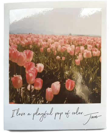 Download Jane's Quote With Tulips Background - Pretty Polaroid Notes By ...