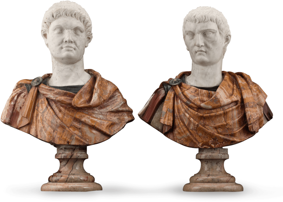 Download Depicting The Roman Rulers Of Otho And Tiberius, These ...