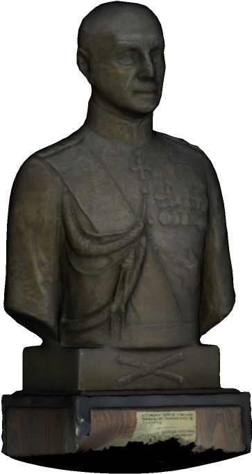 Download Bust Of Alexander Papagos - Bronze Sculpture - Full Size PNG ...