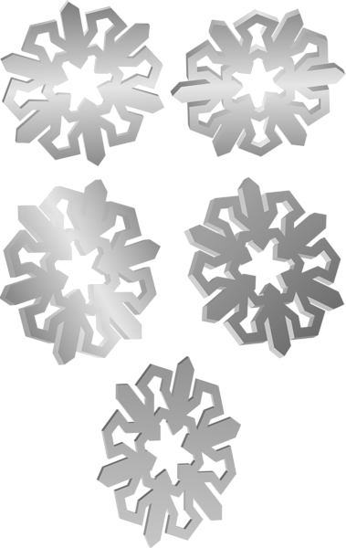 Download Silver Snowflakes Png Clip Art Image - Clip Art - Full Size ...