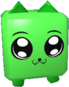 Download Green Kitty - Pet Simulator Pets - Full Size PNG Image - PNGkit