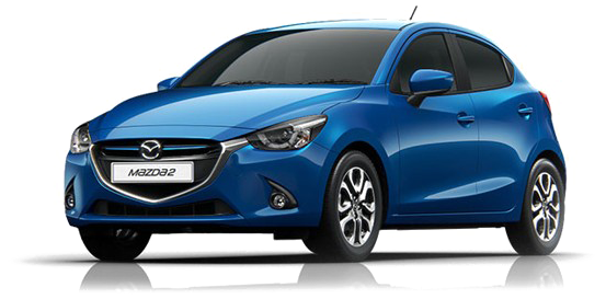 Download Blue Mazda Transparent Background Png - Mazda 2 Smoky Rose ...