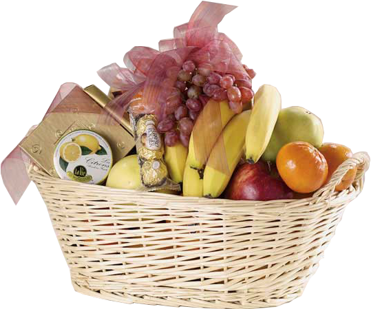Download Fruit & Gourmet Basket - Basket - Full Size PNG Image - PNGkit