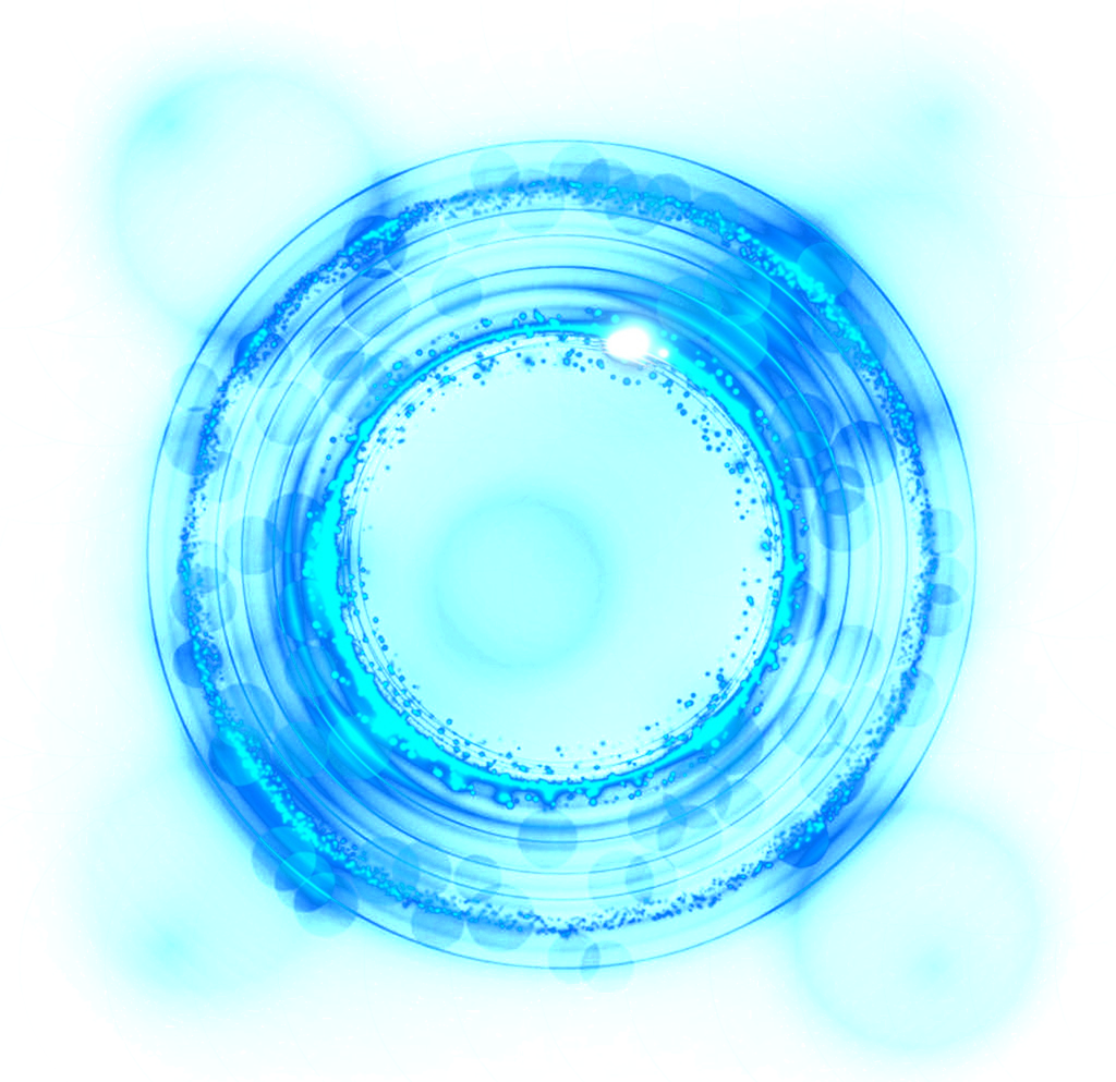 Download Realistic Blue Circle Transparent Decorative - Circulos De ...