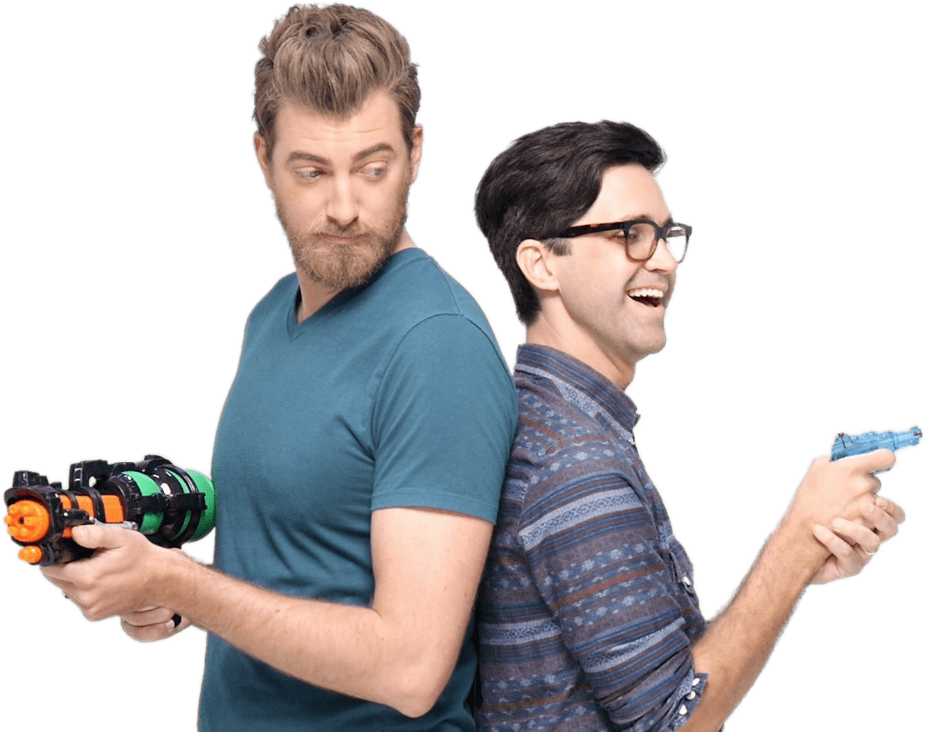 Download Good Mythical Morning Water Fight Png - Rhett And Link 2007 ...