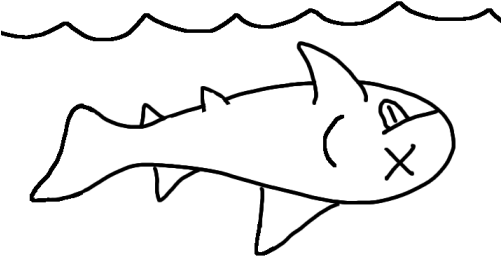 Download Dead Fish Cartoon Png - Full Size PNG Image - PNGkit