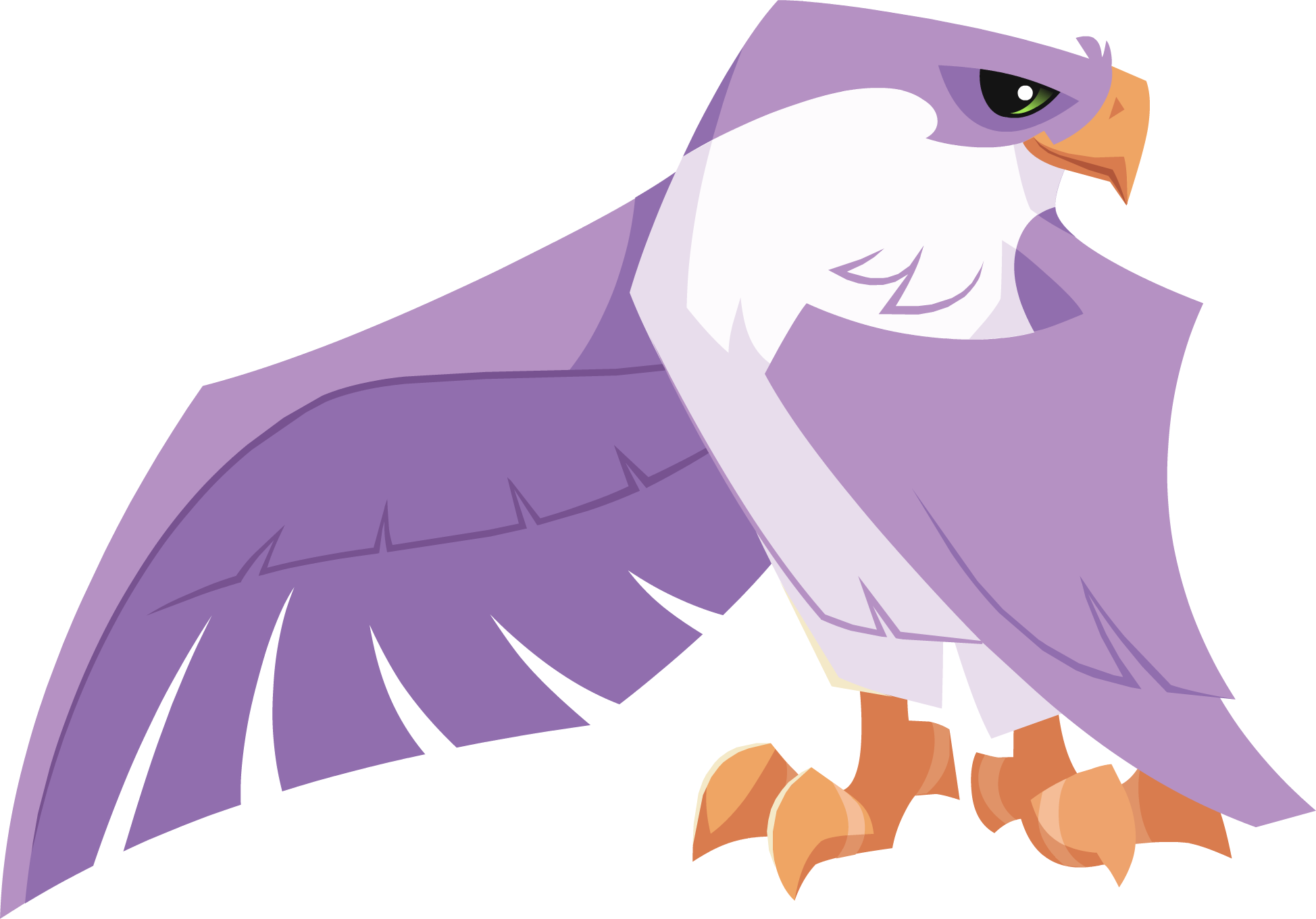 Download Purple Falcon - Animal Jam Character Falcon - Full Size PNG ...