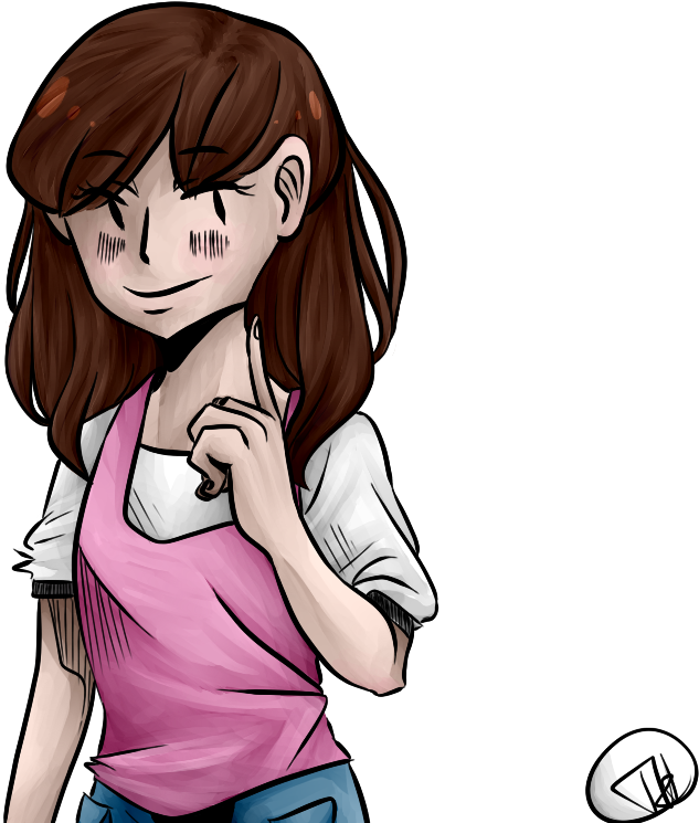 Download Kb, 900x900, Girl ) - Cartoon - Full Size PNG Image - PNGkit