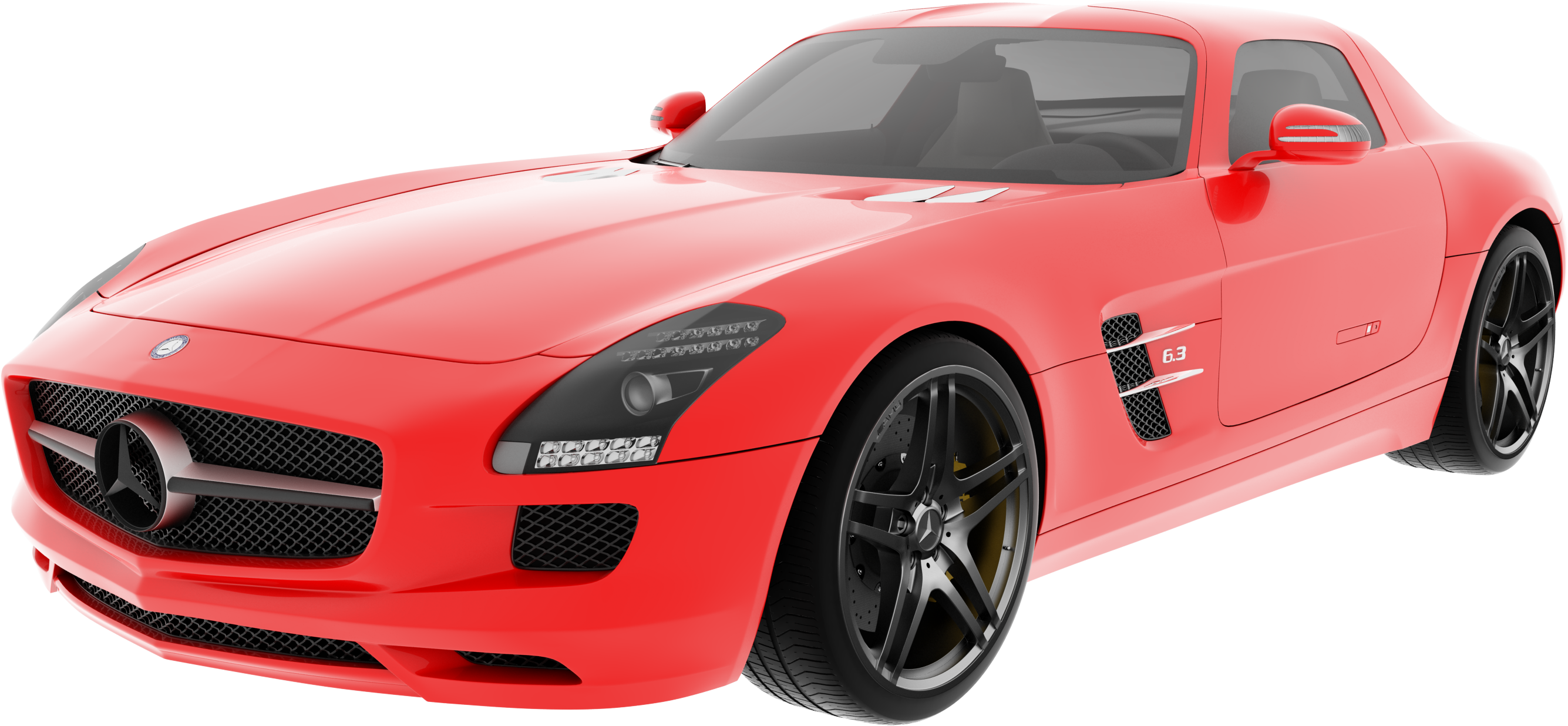 Download Mercedes Benz Sls Amg 2011 Side Clipart Png - Sls Mercedes Red ...