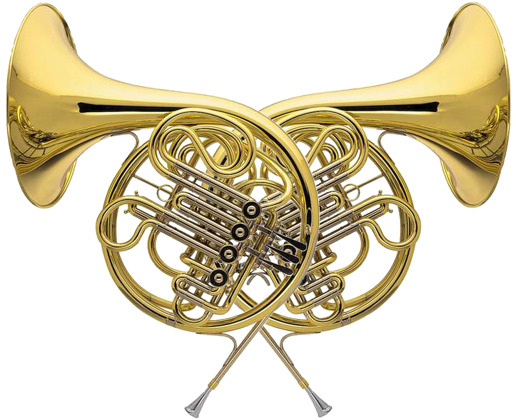 Download French Horn Arrangements - 2 French Horns - Full Size PNG ...