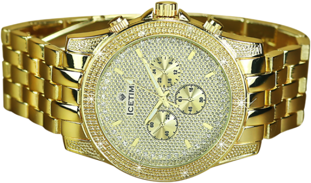 Download Diamond Watch Png - Reloj Bling Png - Full Size PNG Image - PNGkit