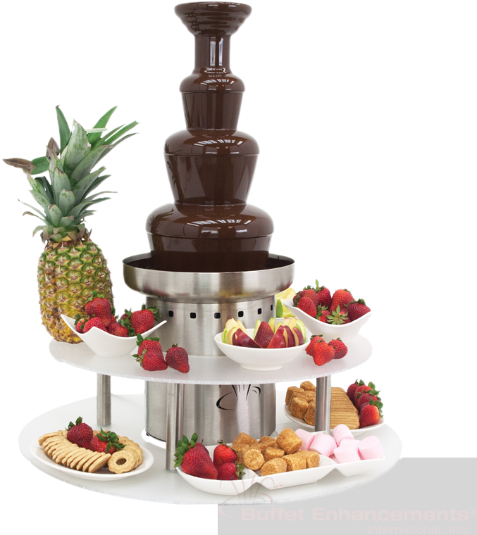 Download 010ac2 Chocolatefountain Riser - Buffet Enhancements Stainless ...