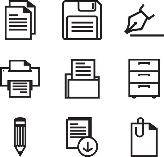 Download Bold Office Icons - Journal Report Icon Png - Full Size PNG ...