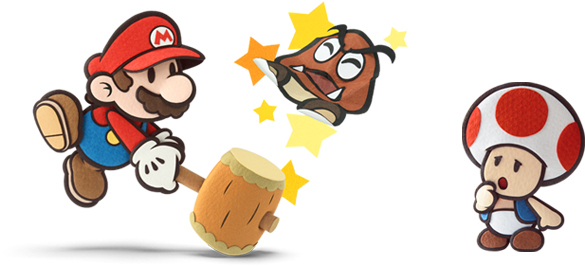 Download Toad Paper Mario Sticker Star - Nintendo Paper Mario Sticker ...