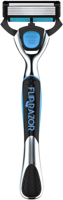 Download Men's 5 Blade Metal Handle Two-sided Flip Razor - Shaving ...