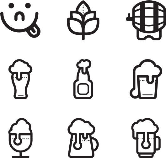 Download Beer Collection 12 Icons - Icon - Full Size PNG Image - PNGkit