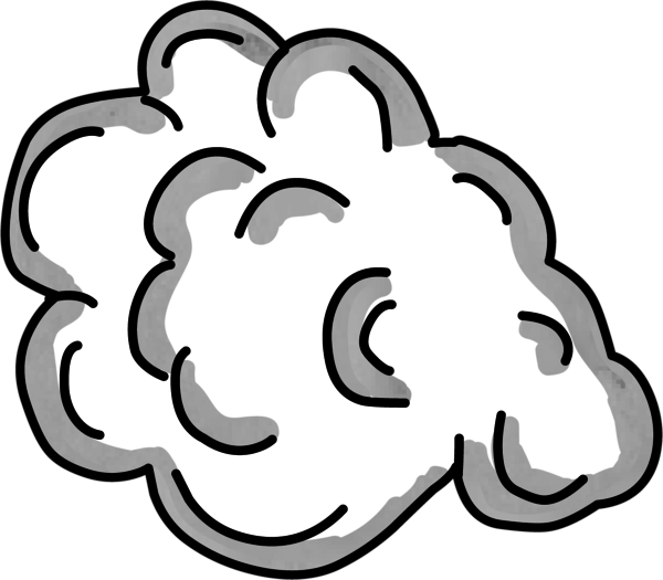 Download Transparent Smoke Cartoon - Transparent Cartoon Smoke Cloud ...