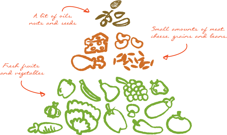 Download The All Real Food Pyramid - Healthy Eating Pyramid - Full Size ...