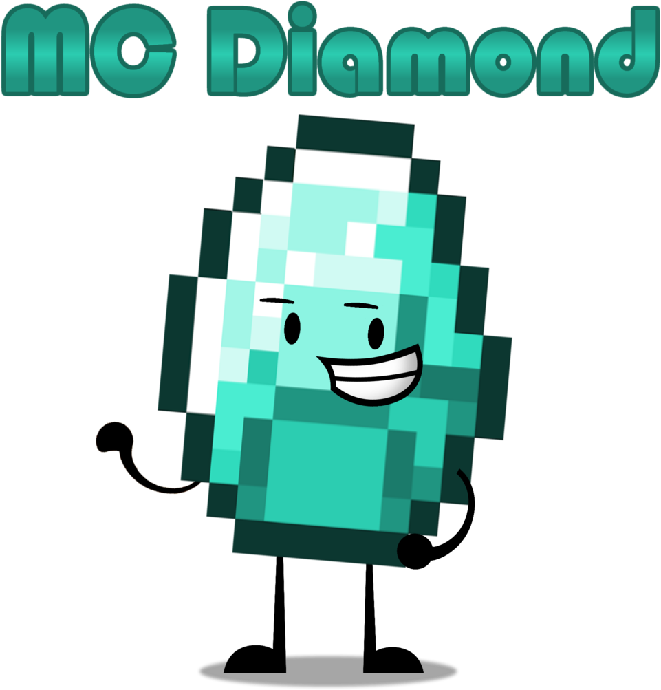 Download Transparent Minecraft Clipart Daimond - Minecraft Diamond ...