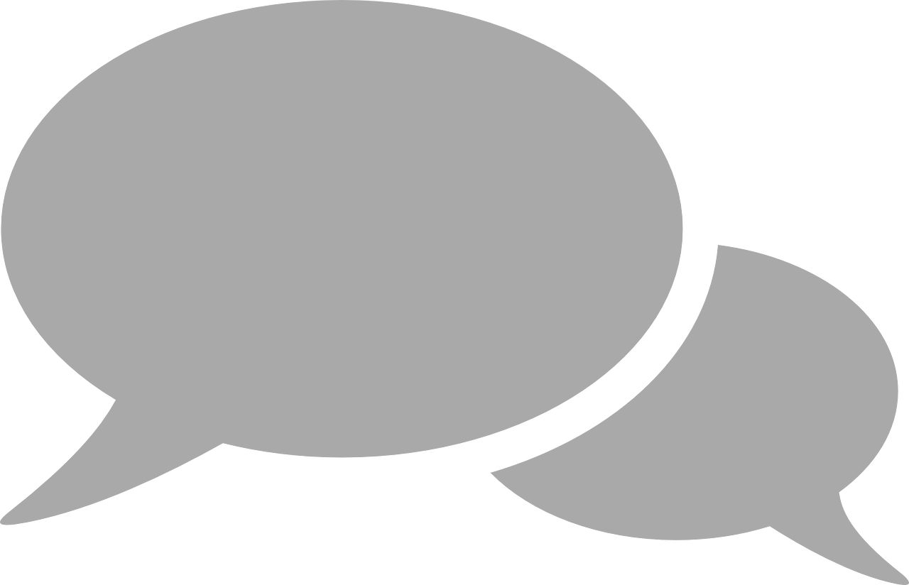 Download Transparent Conversation Icon Png For Kids - Grey Speech ...