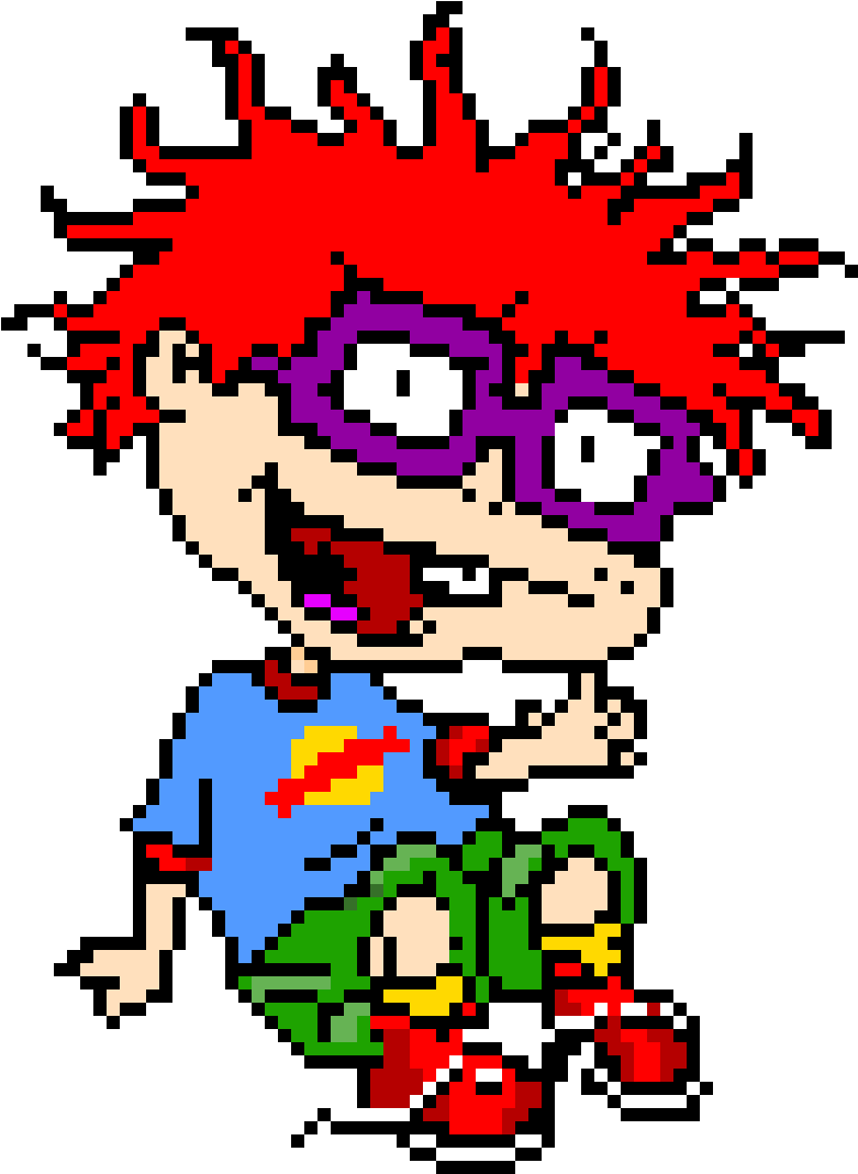 Download Chuckie - Minecraft Pixel Art Rugrats - Full Size PNG Image ...
