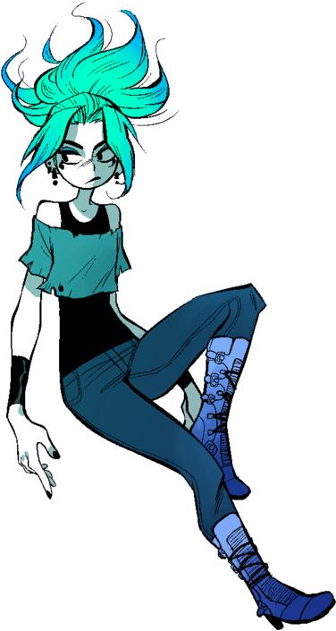 Download Tumblr - Danny Phantom Ember Art - Full Size PNG Image - PNGkit