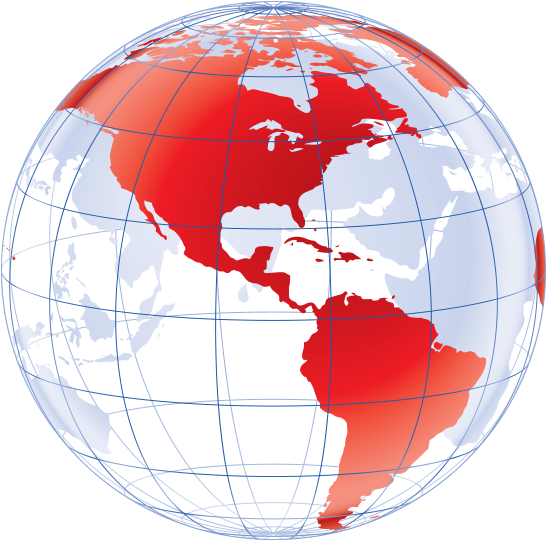 Download Globe Colour Inspiration Vector Logo - Red Earth Logo Png ...