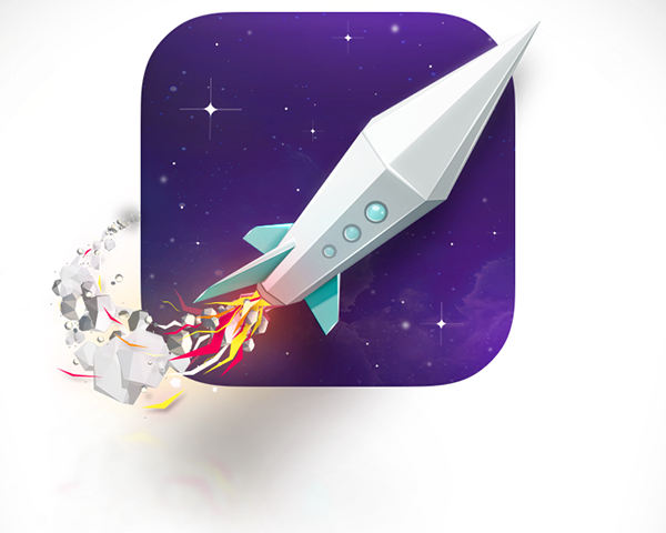 Download Low Poly Rocket - Full Size PNG Image - PNGkit