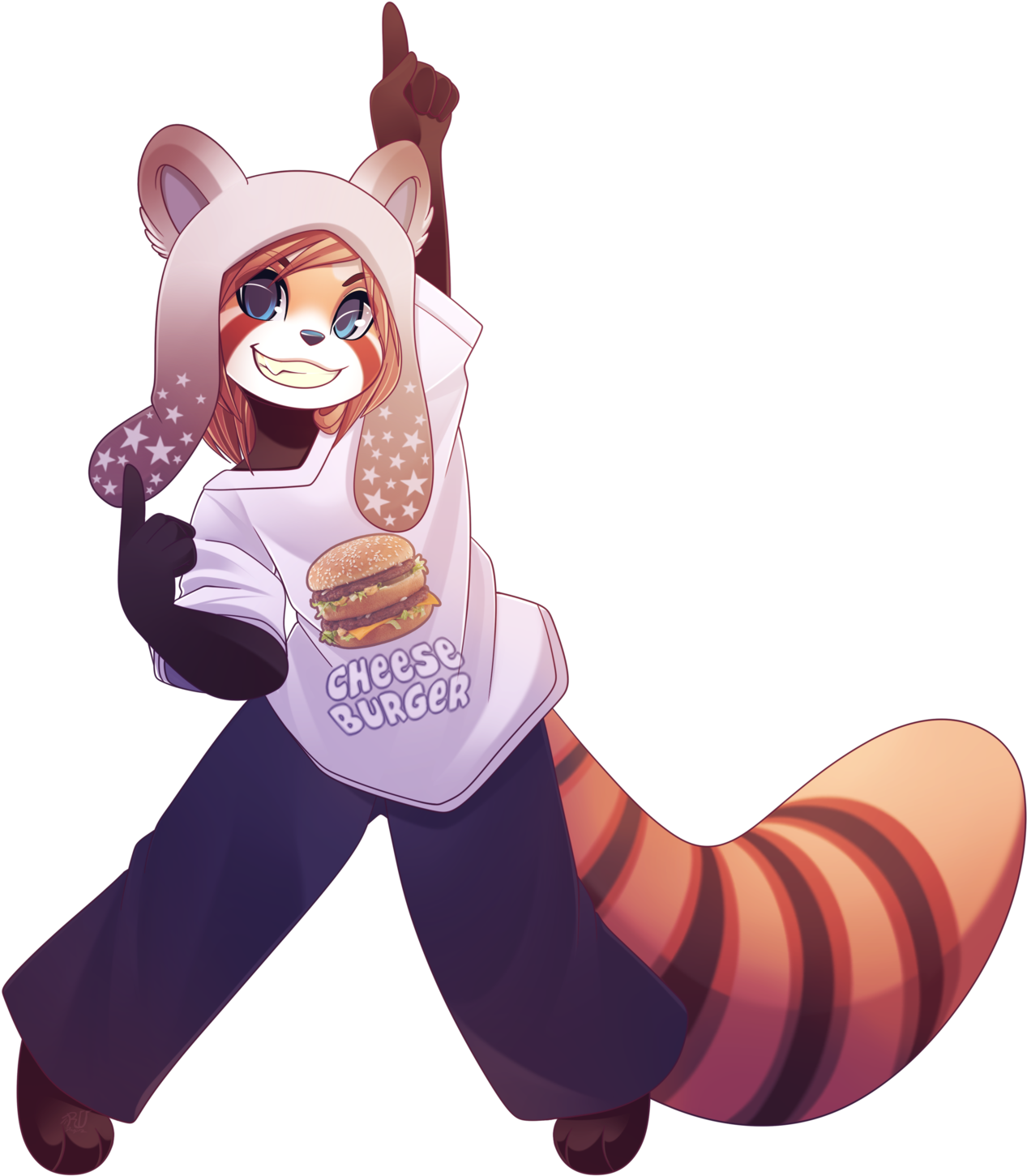 Download Fandom Giant Transprent Png - Red Panda Furry Art - Full Size ...