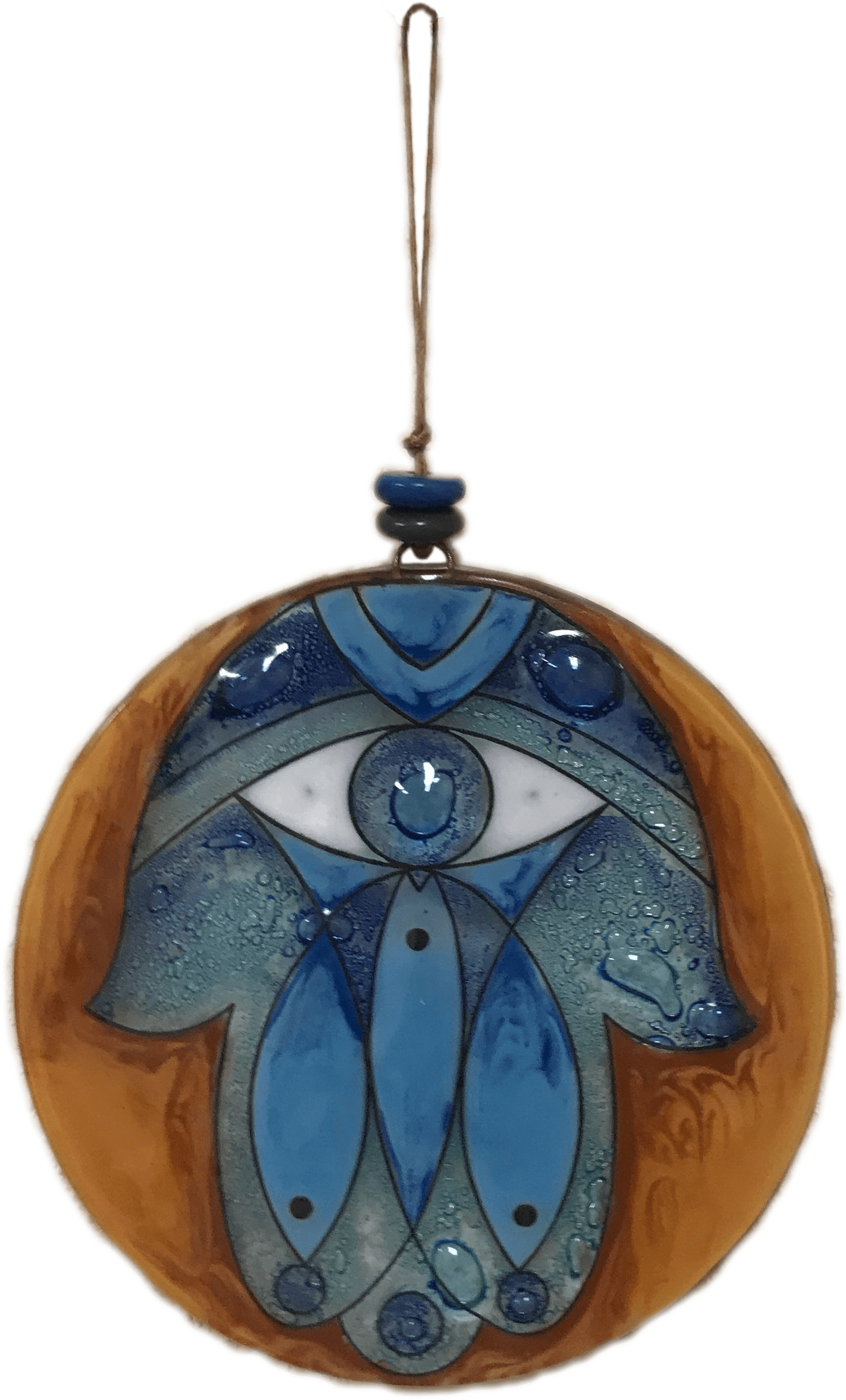 Download Glass Hamsa Suncatcher Sukkah Decoration From The Sukkah ...