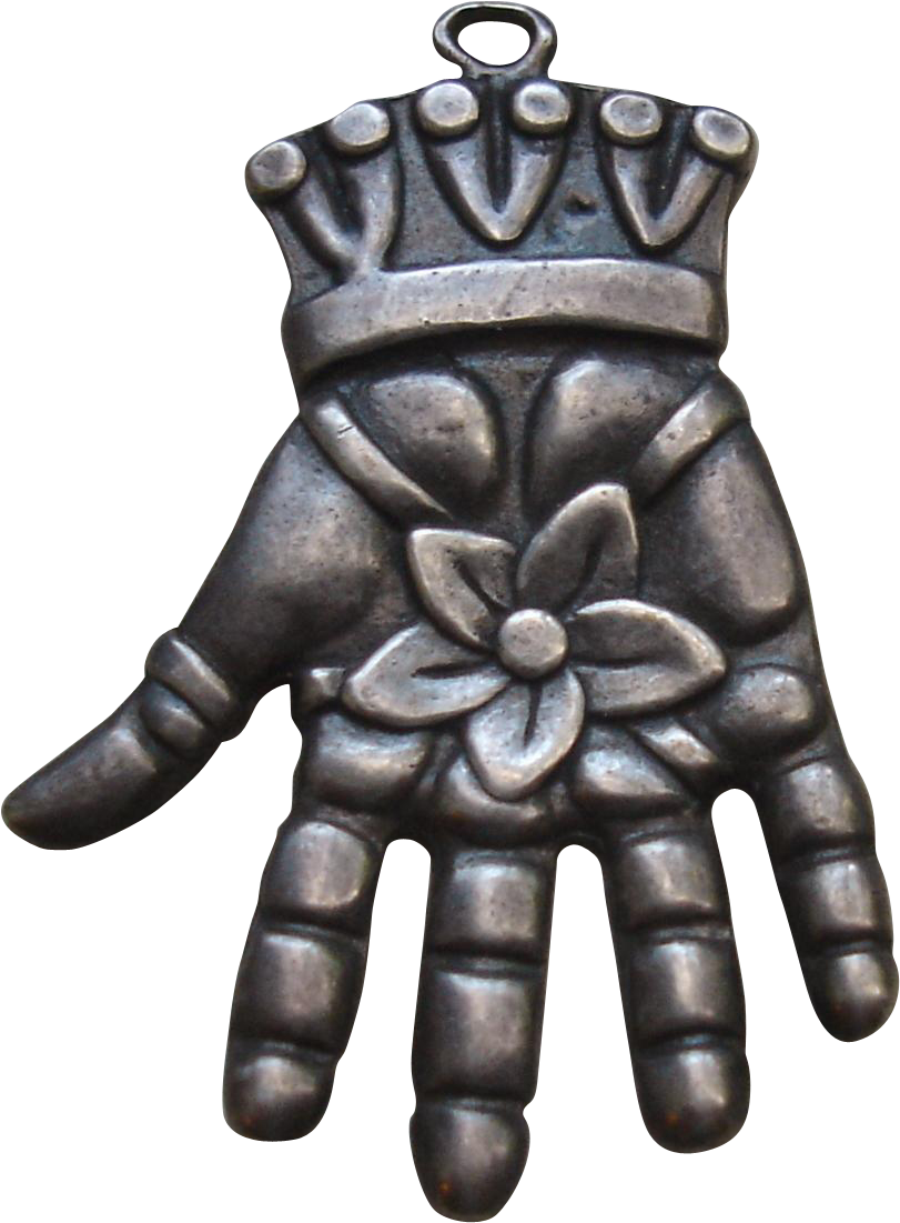 Download Beautiful Antique Hamsa, Hand Of God Sterling Pendant ...