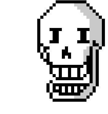 Download Papyrus Head Png - Papyrus Pixel Art Cabeza - Full Size PNG ...