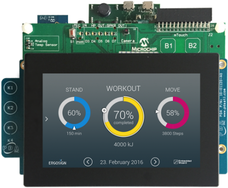 Download Microchip Pic32mz Da Gui Hmi Graphics - Pic32mz Da - Full Size ...