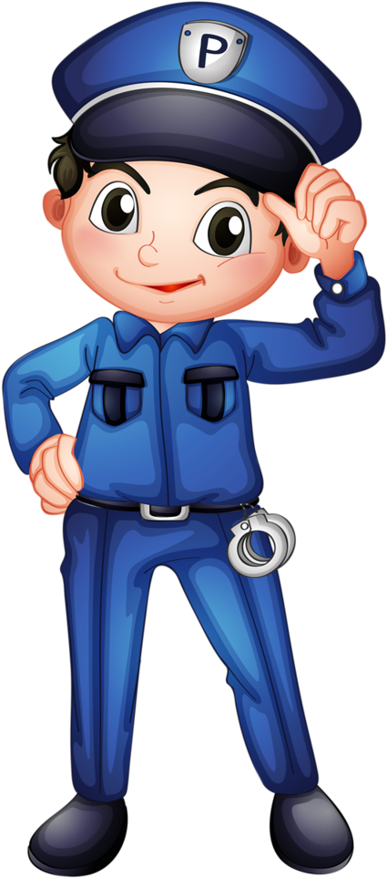 Download Transparent Kids Clipart Police Officer - Community Helpers ...