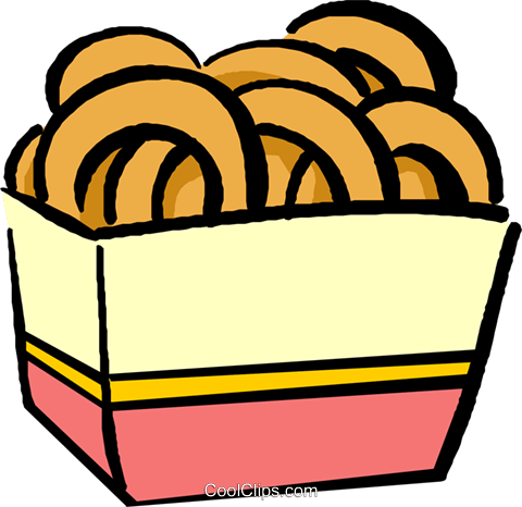 Download Onion Rings Royalty Free Vector Clip Art Illustration - Onion ...