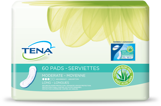 Download Tena® Pads Moderate With Aloe Vera Long - Tena Serenity ...
