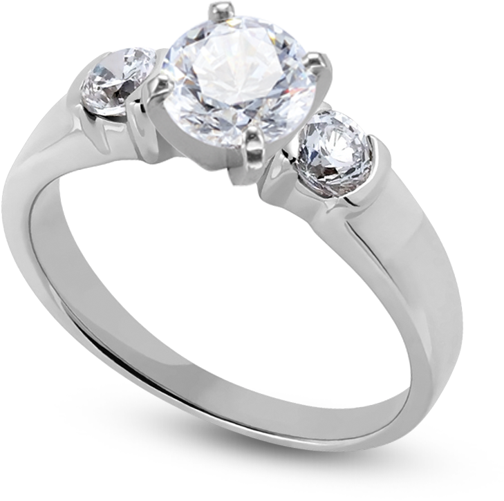 Download Standard View Of Shpr35 Pt42 In White Metal - Engagement Rings ...
