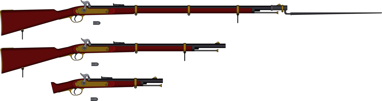 Download Muskets - Rifled Musket Drawing - Full Size PNG Image - PNGkit